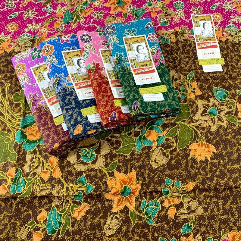 ผ้าบาติก ผ้าถุง ผ้าถุงปาเต๊ะ ผ้าปาเต๊ ผ้าชิ้น ลายดอกไม้ สวยๆ - koob - ThaiPick