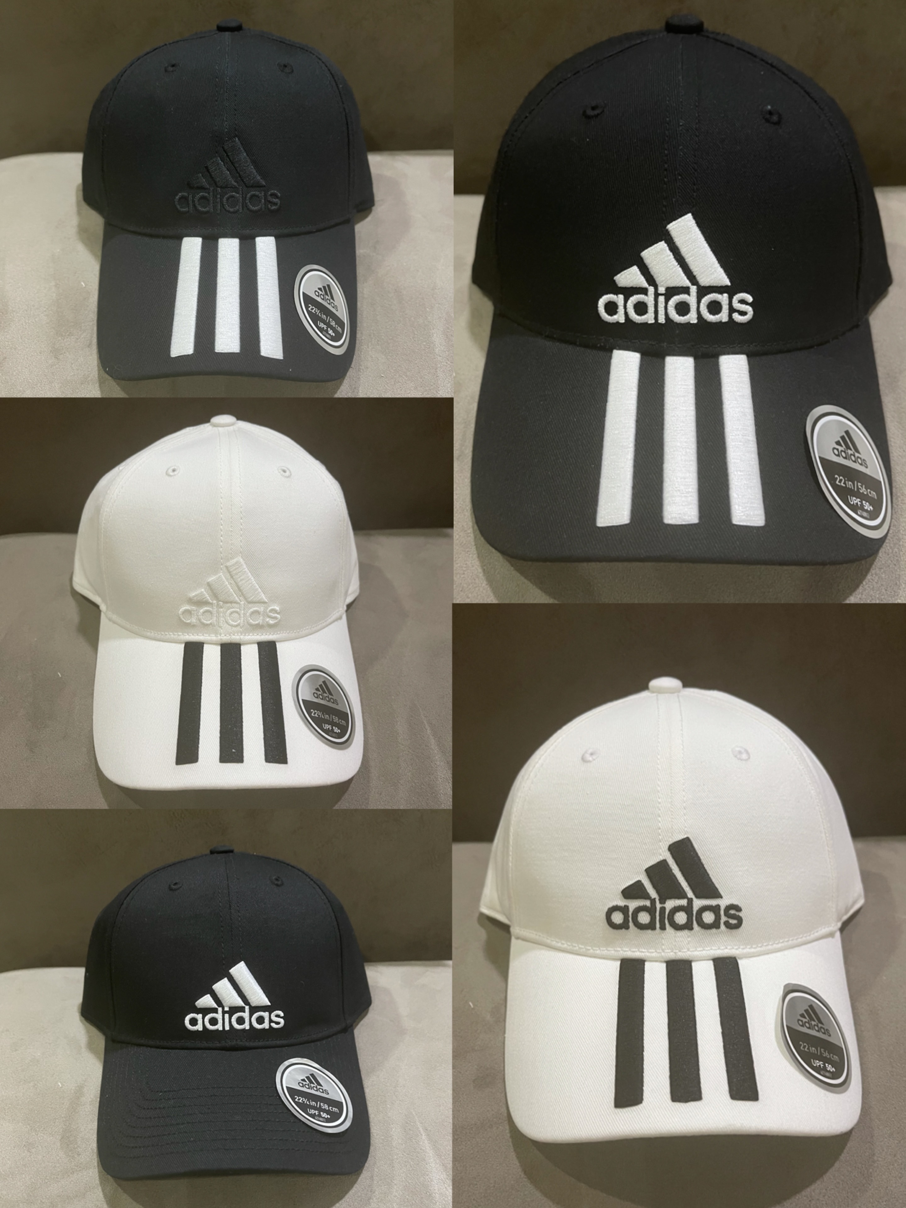 หมวก Adidas 3 stripes แท้ 100 โลโก้และขีด 3 ขีด เป็นแบบปัก - Porppang ...