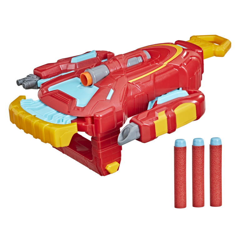 Nerf Iron Man Mech Strike : Marvel Avengers Iron Man Strikeshot ...
