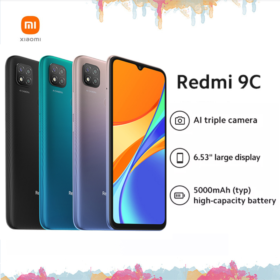 โทรศัพท์มือถือ Xiaomi redmi 9C 5G ของแท้ Smartphone รองรับ2ซิม โทรศัพท์ ...