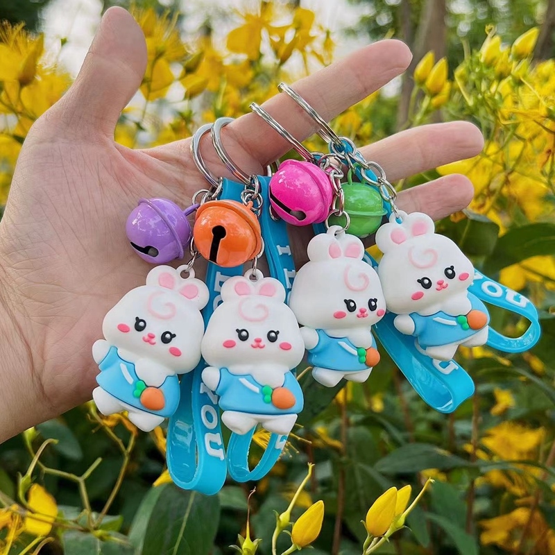 Couples cartoon ms stereo dinosaurs hang key wrapping line bells doll ...