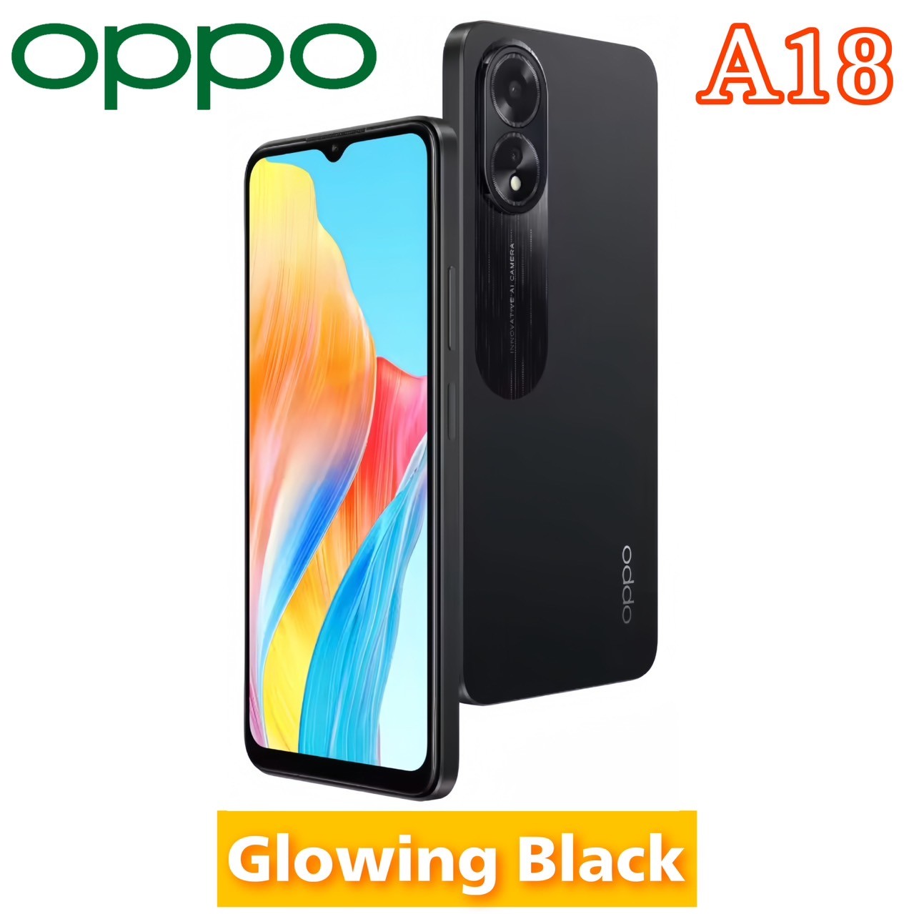 OPPO A18 RAM 4GBROM 64GB เครื่องแท้ รับประกันศูนย์ไทย กว้าง 6.56 นิ้ว ...