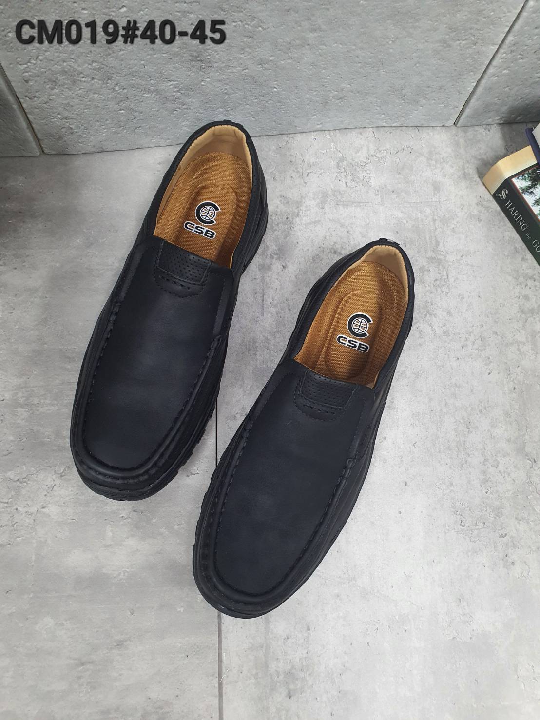 CM019รองเท้าหนังลำลองผู้ชายมี3สีไซส์40-45 | Lazada.co.th