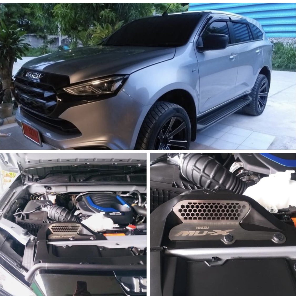 กันหนู ISUZU MU-X 2021 2022 กันหนู เข้ากัดกรองอากาศ และ เศษใบไม้ กันหนูอีซูซุ MUX > กันหนู mu x ...