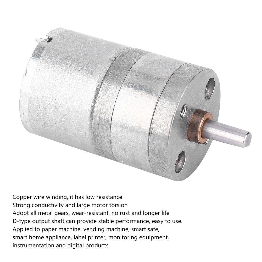 【สินค้าขายดี】Large Torsion MINI Electric Motor DC กล่องเกียร์โลหะมอเตอร์ทดแทนสำหรับของใช้ภายใน ...