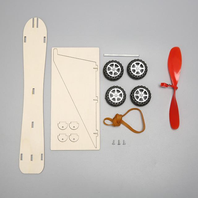 【CC】 ┇¤ Rubber Band Car Science Experiment Kits Fun School Project ...