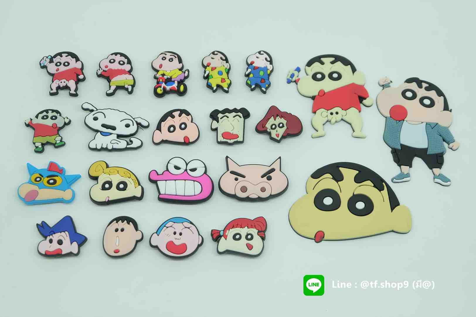 Jibbitz set-Crayon Shin-chan ตัวติดรองเท้าชุด เครยอน ชินจัง - ChiC ChiC ...