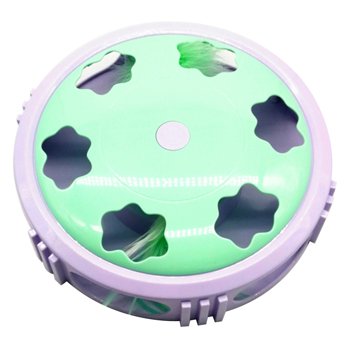 Electric Cat Toy With Feather Turntable Moving Mouse Cat Scratching ...