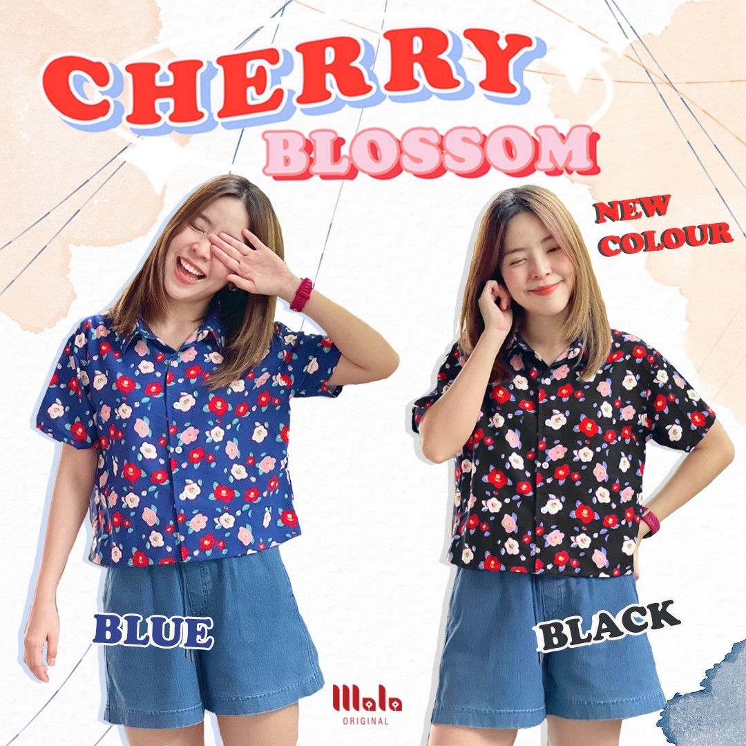 Mala original : 🖤 ️𝐍𝐄𝐖 𝐂𝐎𝐋𝐎𝐔𝐑 𝐁𝐋𝐀𝐂𝐊 ️🖤 🌸𝑪𝑯𝑬𝑹𝑹𝒀 𝑩𝑳𝑶𝑺𝑺𝑶𝑴 𝐒𝐇𝐈𝐑𝐓 🌸 | Lazada ...