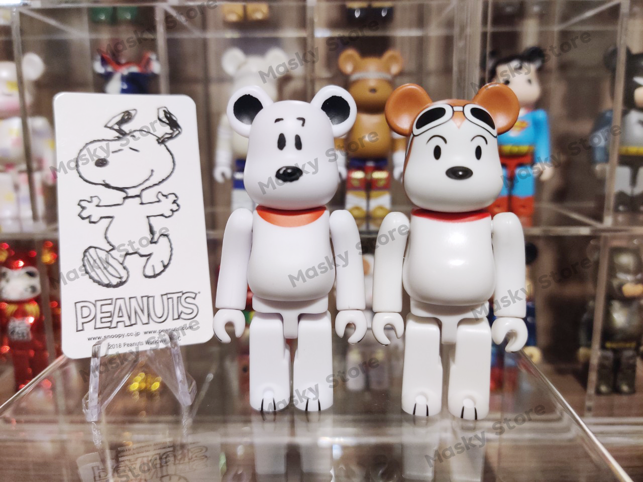 (ของแท้) Bearbrick Series 24 / Series 36 Snoopy Flying Ace / Snoopy ...