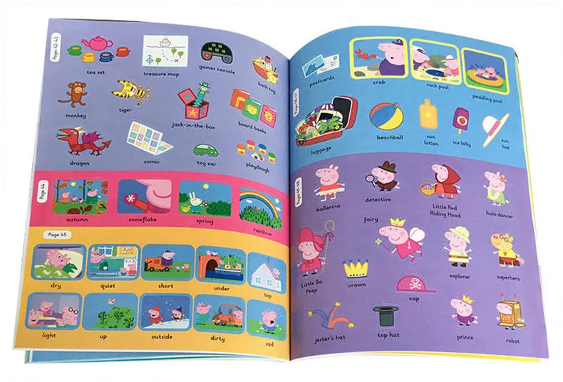 ชุดคำศัพท์+สติ๊กเกอร์ Peppa Pig: 1000 First Words Sticker Book มี 64 ...