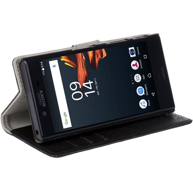 เคสหนัง Xperia X Compact Krusell ฺBoras FolioWallet สีดำ - BudAbbott - ThaiPick