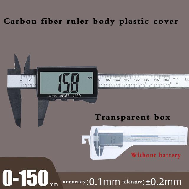 Caliper Tool Digital Calibrator DIGITAL CALIBER Vernier Plastic Caliper ...