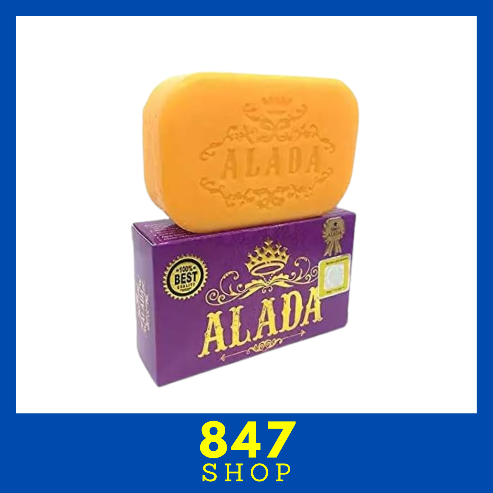 ** 1 ก้อน ** สบู่อาลาดา Alada Instant Whitening Soap ขนาด 160 g. / 1 ...