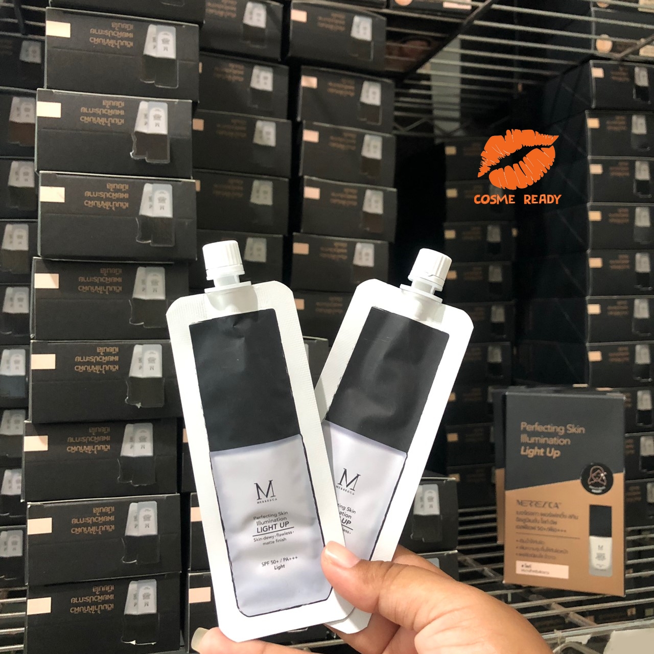 Merrezca perfecting llIumination Light Up รองพื้นเปลี่ยนตามสีผิว รอง ...