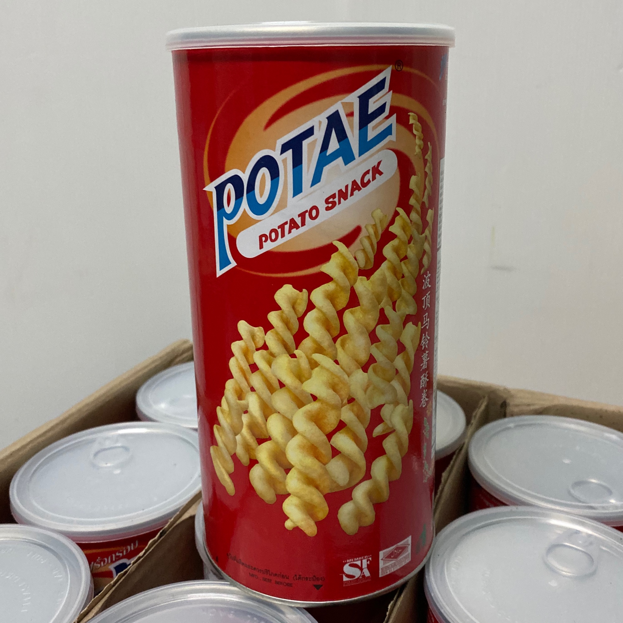 POTAE Potato Snack RED โปเต้ รุ่นกระป๋อง บรรจุ 85g 1 กระป๋อง ราคาพิเศษ ...