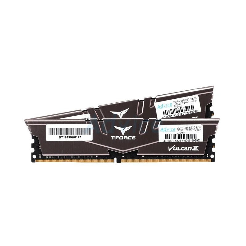RAM DDR4(2666) 32GB (16GBX2)TEAM VULCAN Z GRAY - A0125552 - Advice ...