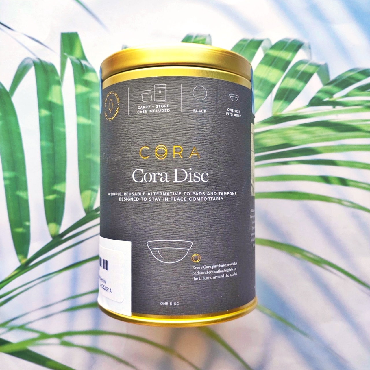 ถ้วยอนามัยแบบดิสก์ Cora Disc, Black color (CORA®) ถ้วยรองประจำเดือนแบบ ...