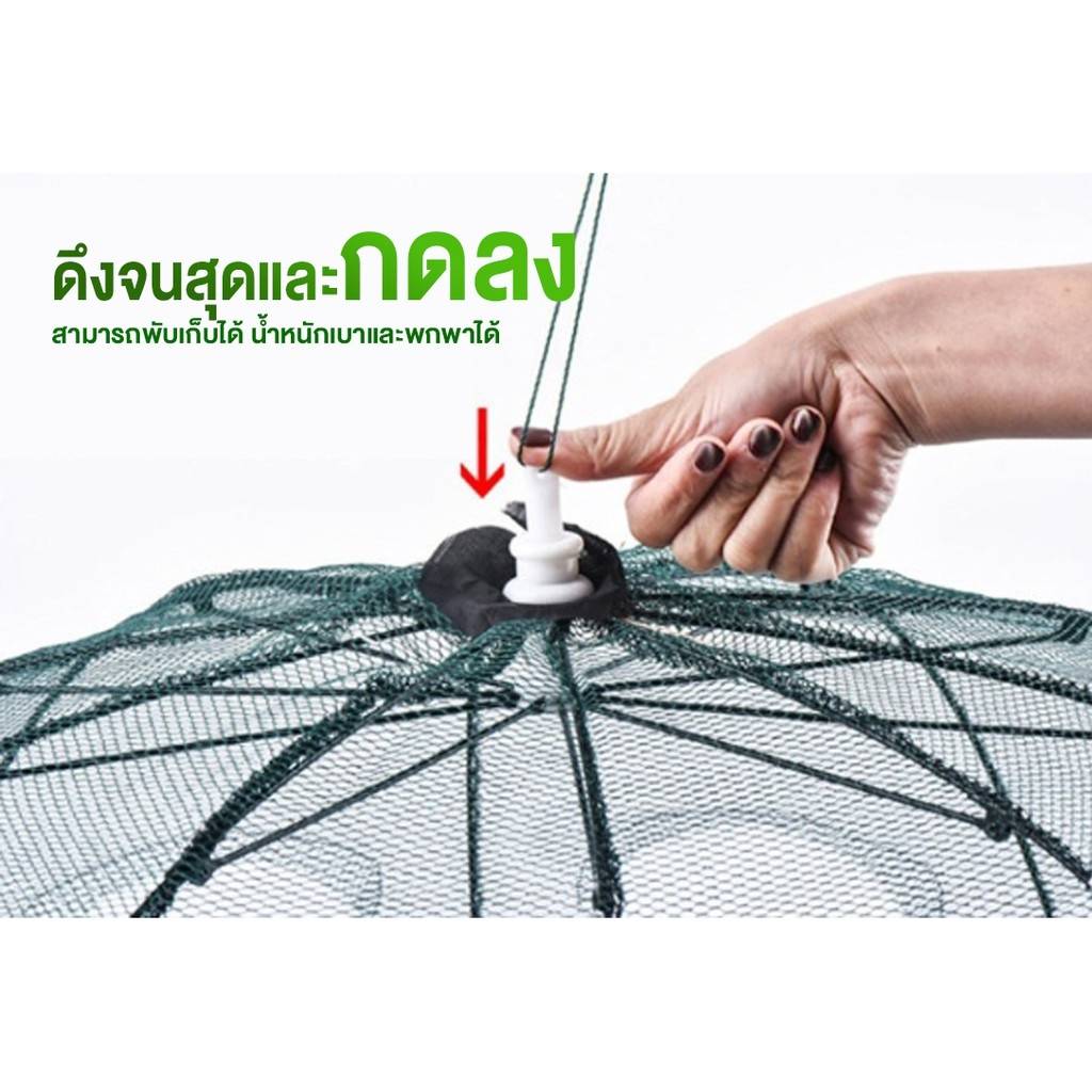 (รุ่นใหม่ หนาพิเศษ)แพ็ค5ชิ้น B104 มุ้งดักปลา มุ้งดักกุ้ง 4 ช่อง ที่ดัก ...