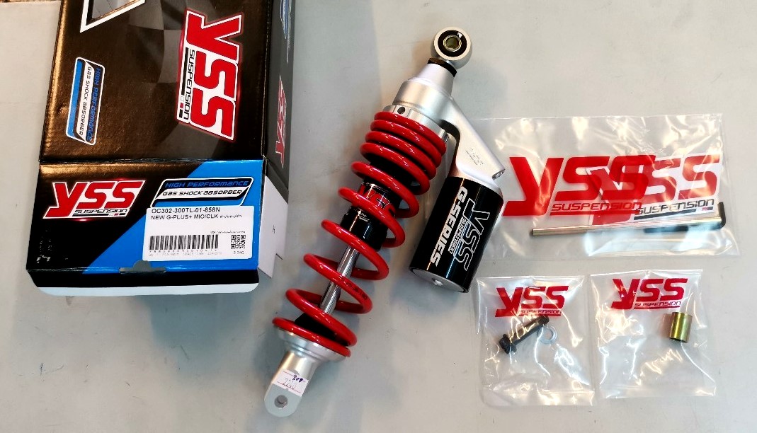 โช๊ค Yss Honda Click 110 G-Plus สปริงแดง 300mm - Premier Moto BKK ...