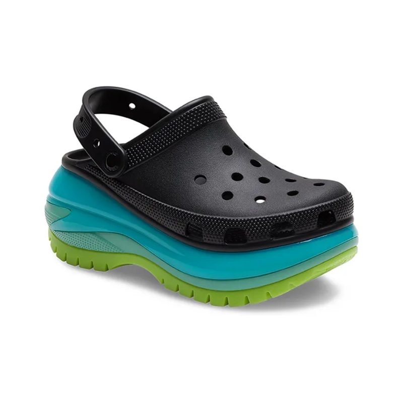 AUTHENTIC SANDALS Crocs Mega Crush Dark Green SPORTS SHOES 207988 - 0C4 ...