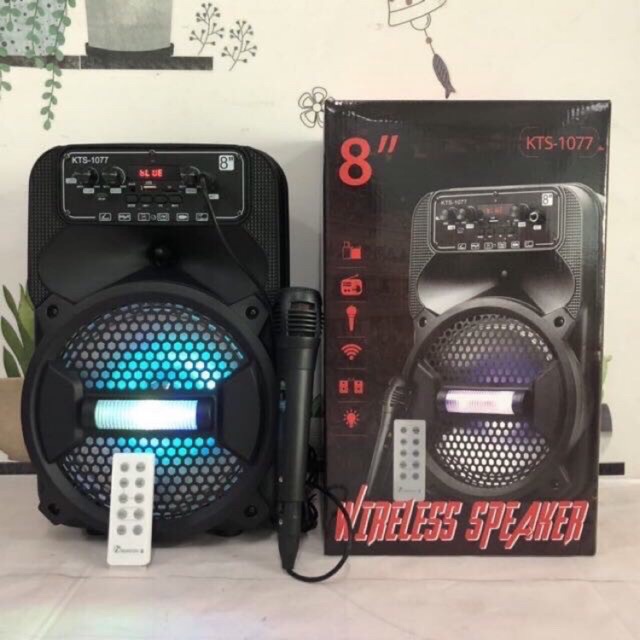 โปรโมชัน KTS-1077 ลำโพงช่วยสอนมหาเทพ เสียงดัง เสียงดี ลำโพงดอกใหญ่ 8 ...