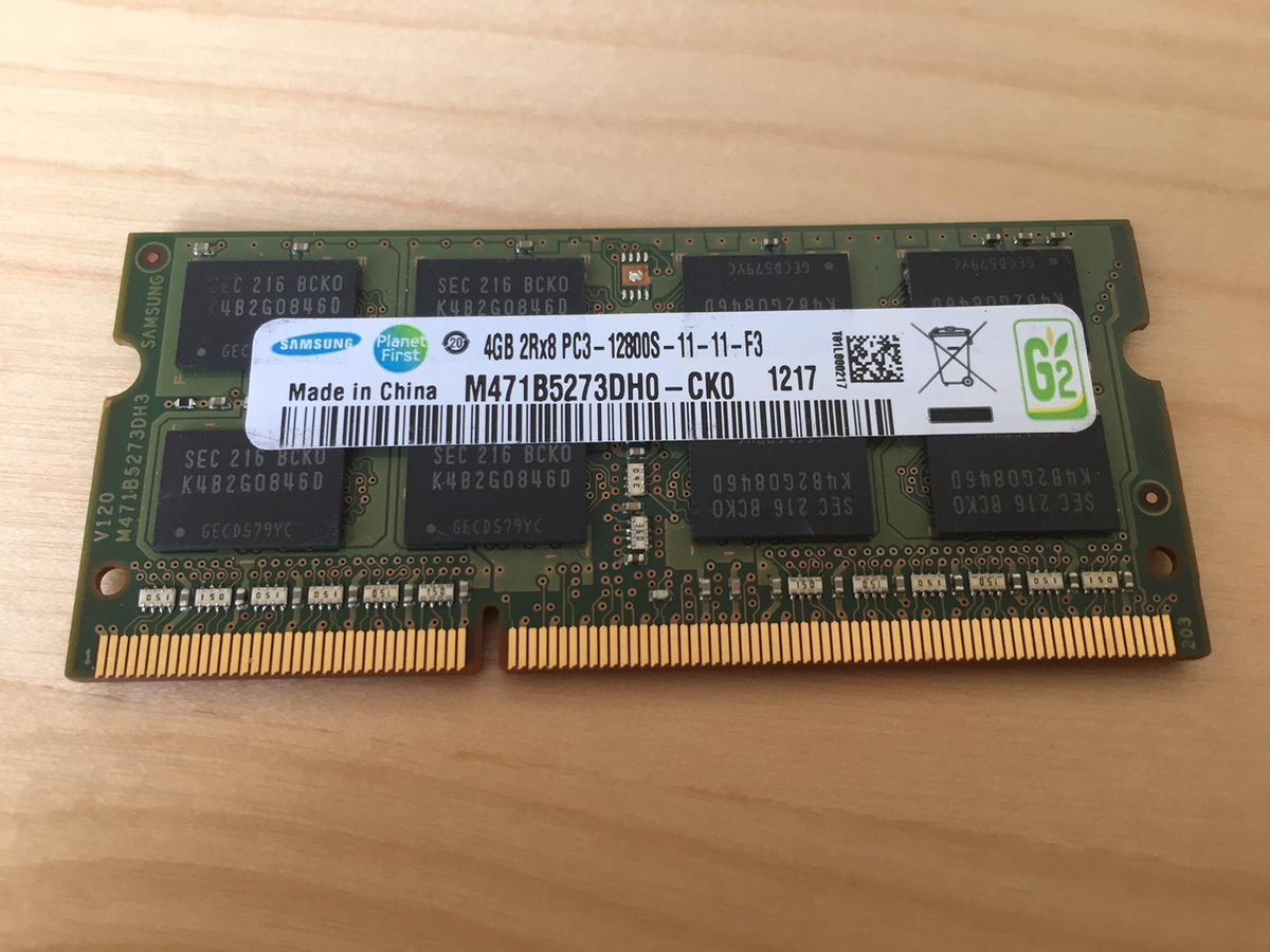 Samsung 4GB DDR3 PC3-12800 1600MHz แรมโน๊ตบุ๊ค - SB IT ZONE - ThaiPick