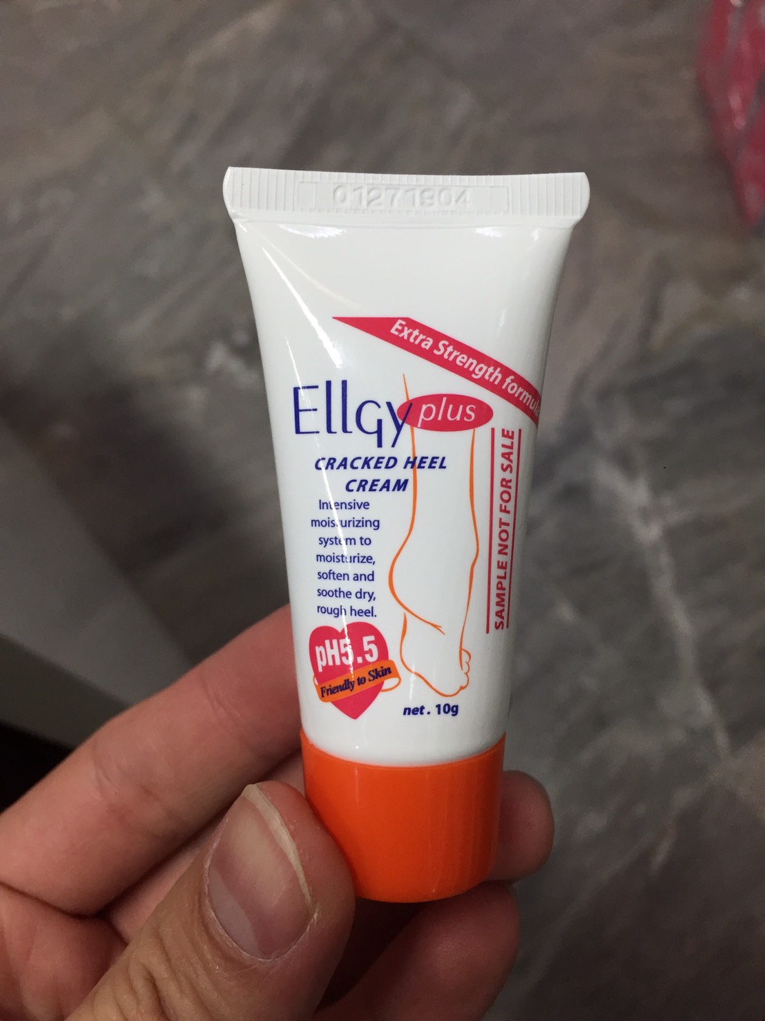 หลอดพกพา ทาเท้า10g Ellgy plus Cracked Heel Cream 10 g ( 1หลอด) เอลจี้ ...