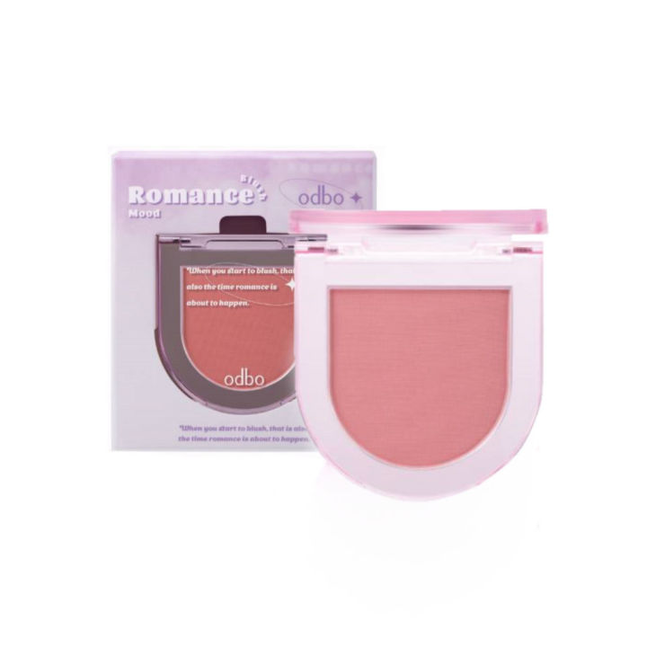 Odbo Romance Mood Blush OD1319 2.8g. โอดีบีโอ โรแมนซ์ มู้ด บลัช.(1ชิ้น) - Iyakornshop - ThaiPick