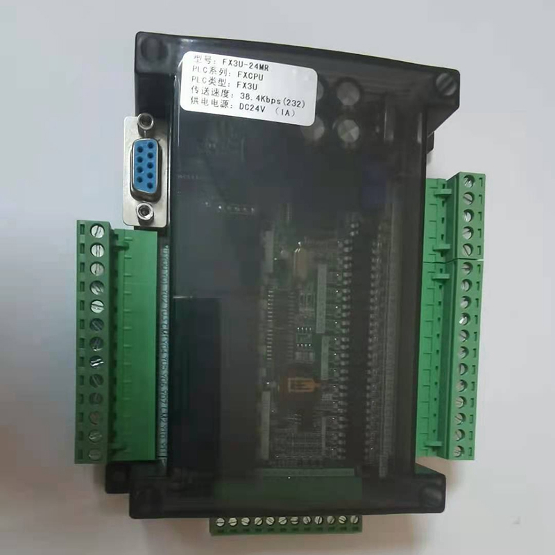 Fx3u 24mr 6ad Rs485 Rtc Real Time Clock 14 Input 10 Relay Output 6 Analog Input 2 Analog 
