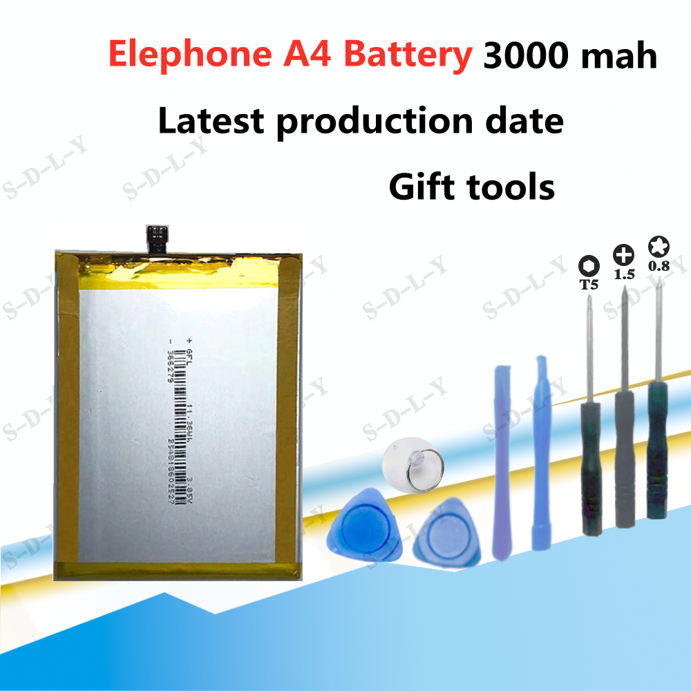 Elephone A4 Battery 3000mAh 100 Original New Replacement accessory ...
