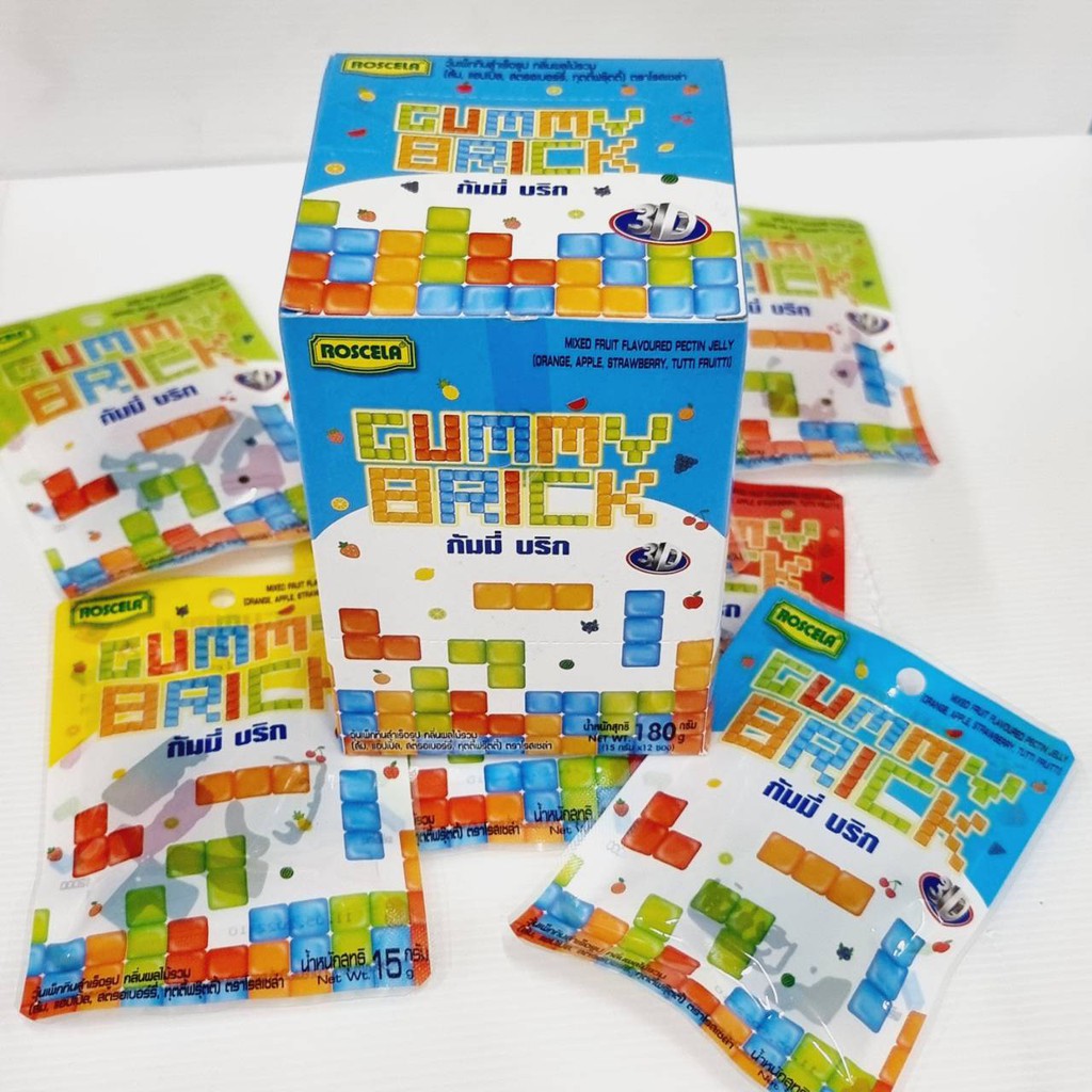 ลดเฉพาะวันนี้ [] เยลลี่ตัวต่อ gummy brick กัมมี่บล็อค ตัวต่อเลโก้ สุด ...