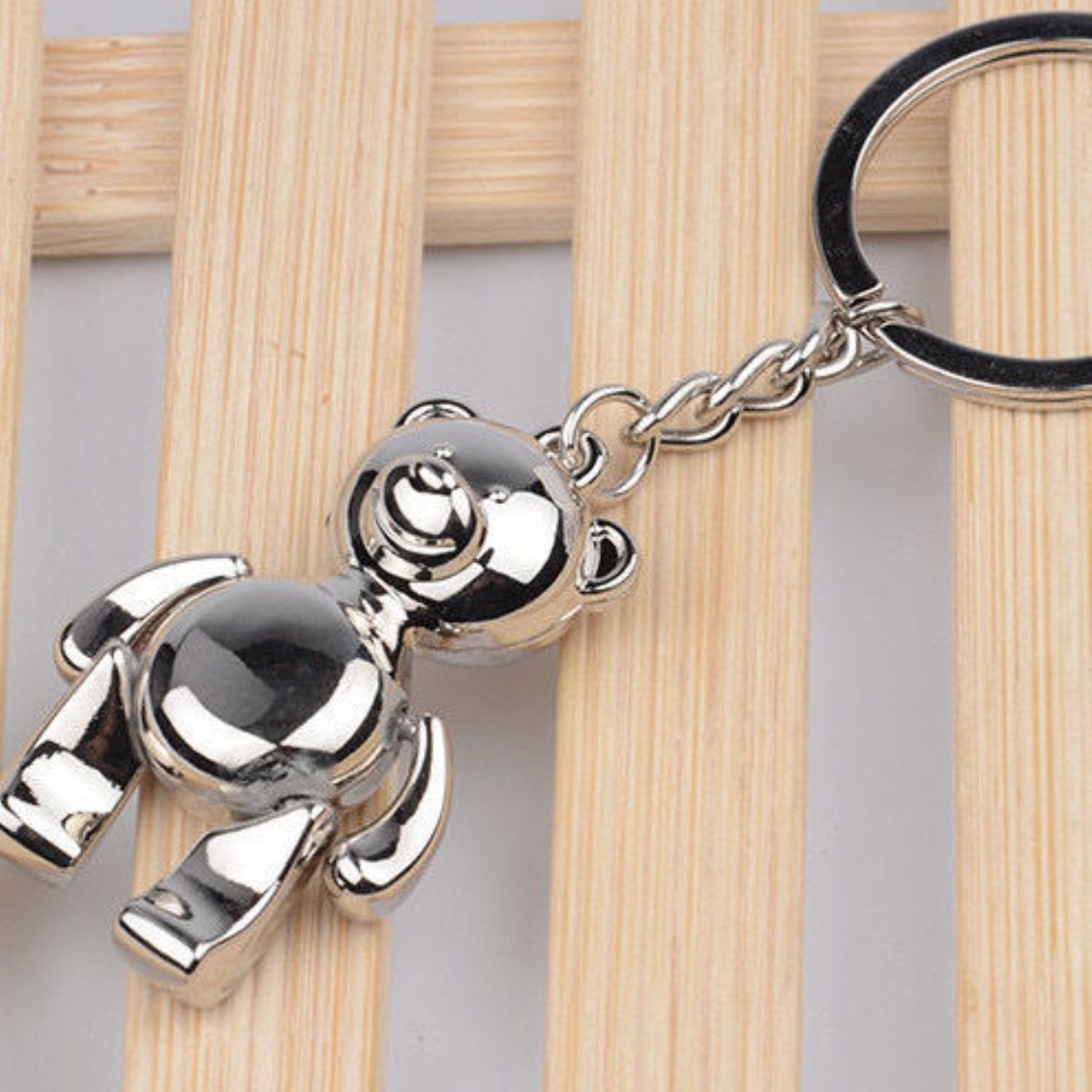 Creative ins limbs movable bear key pendant niche joker contracted for ...