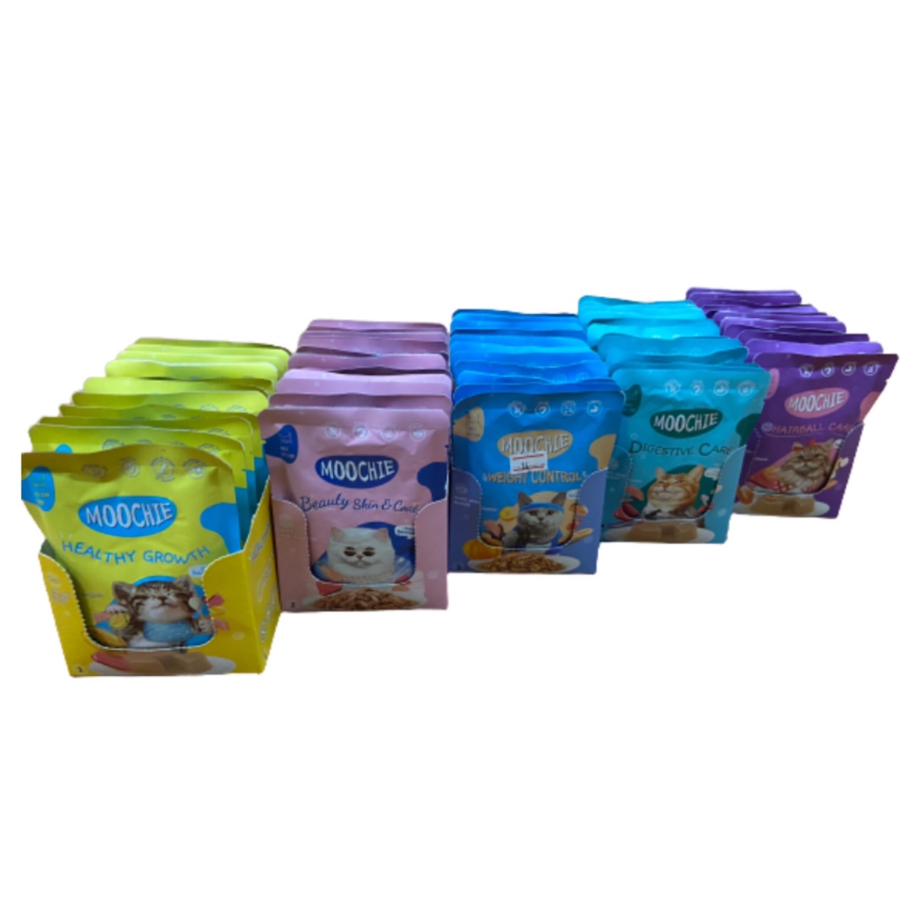 ยกโหล Moochie (มูชี่) อาหารแมวชนิดเปียก ขนาด 70g - MixASale