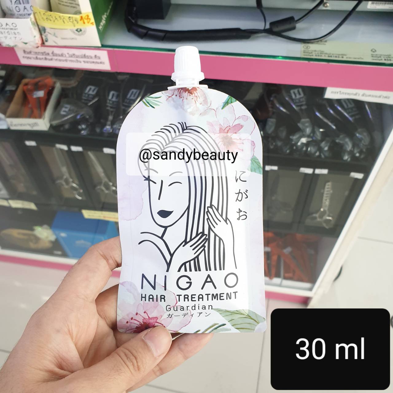 แท้100% ทรีทเม้นท์บำรุงเส้นผม Nigao นิกาโอะ แบบซอง 30มล. กลิ่นหอม สูตรจำเป็น สำหรับผู้รักการทำผม ...