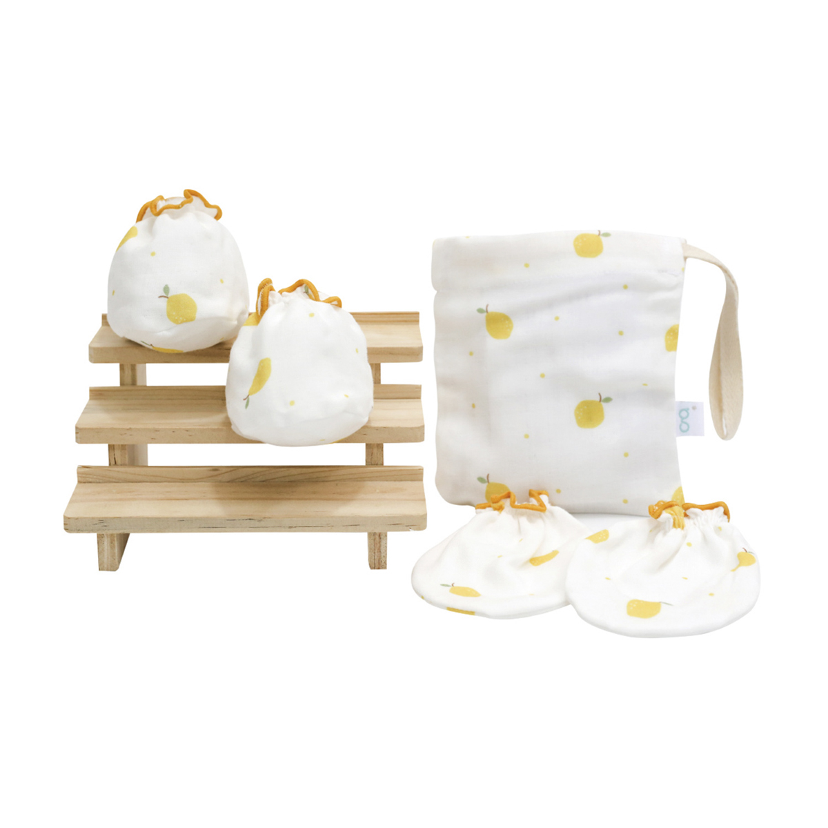 Granny Ben เซตถุงมือถุงเท้า Summer Collection TENCEL Muslin Mittens ...