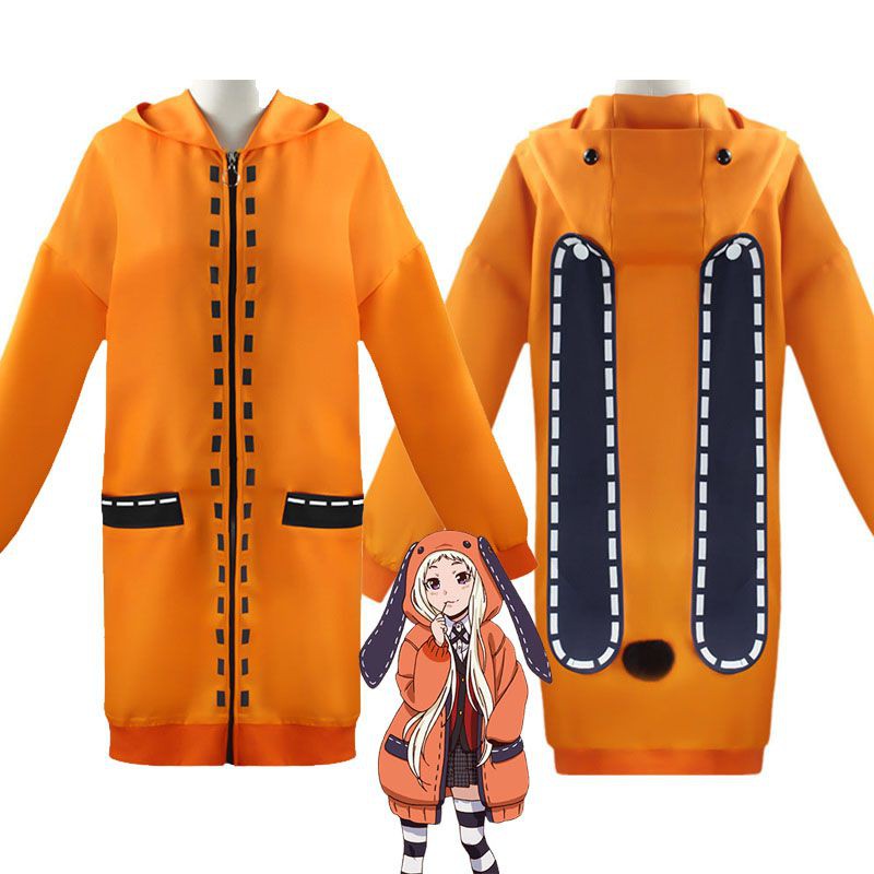 Kakegurui Compulsive Gambler Rune Runa Yomozuki Cosplay Costume Hoodie ...