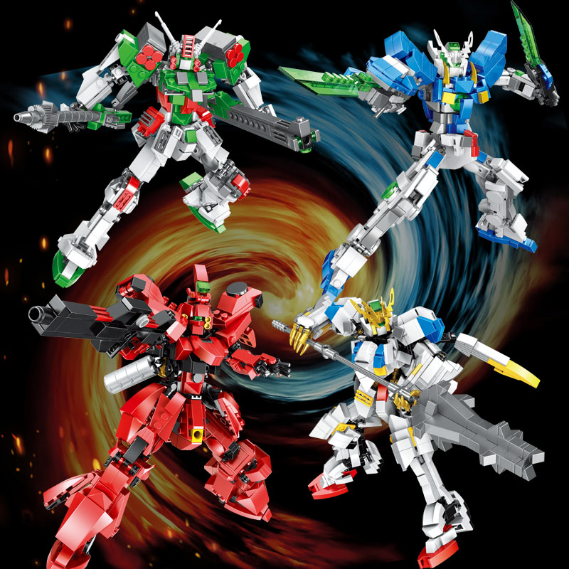 Compatible with Lego Gundam model Barbatos, Wolf King Sazabi, Angel ...