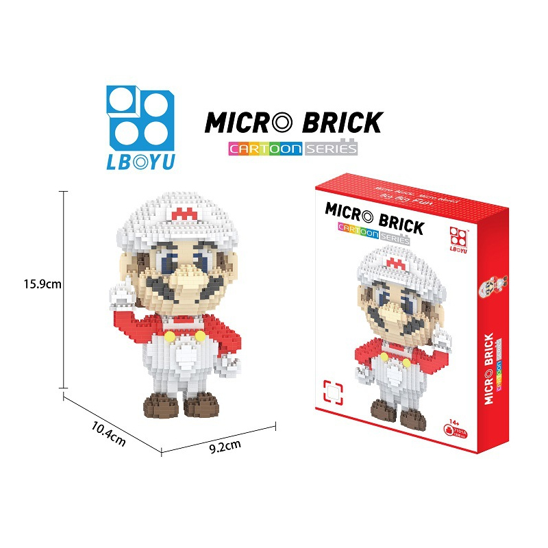 Lboyu 7101A Super Mario Bros Micro Brick Building Set 1200 Pcs ...