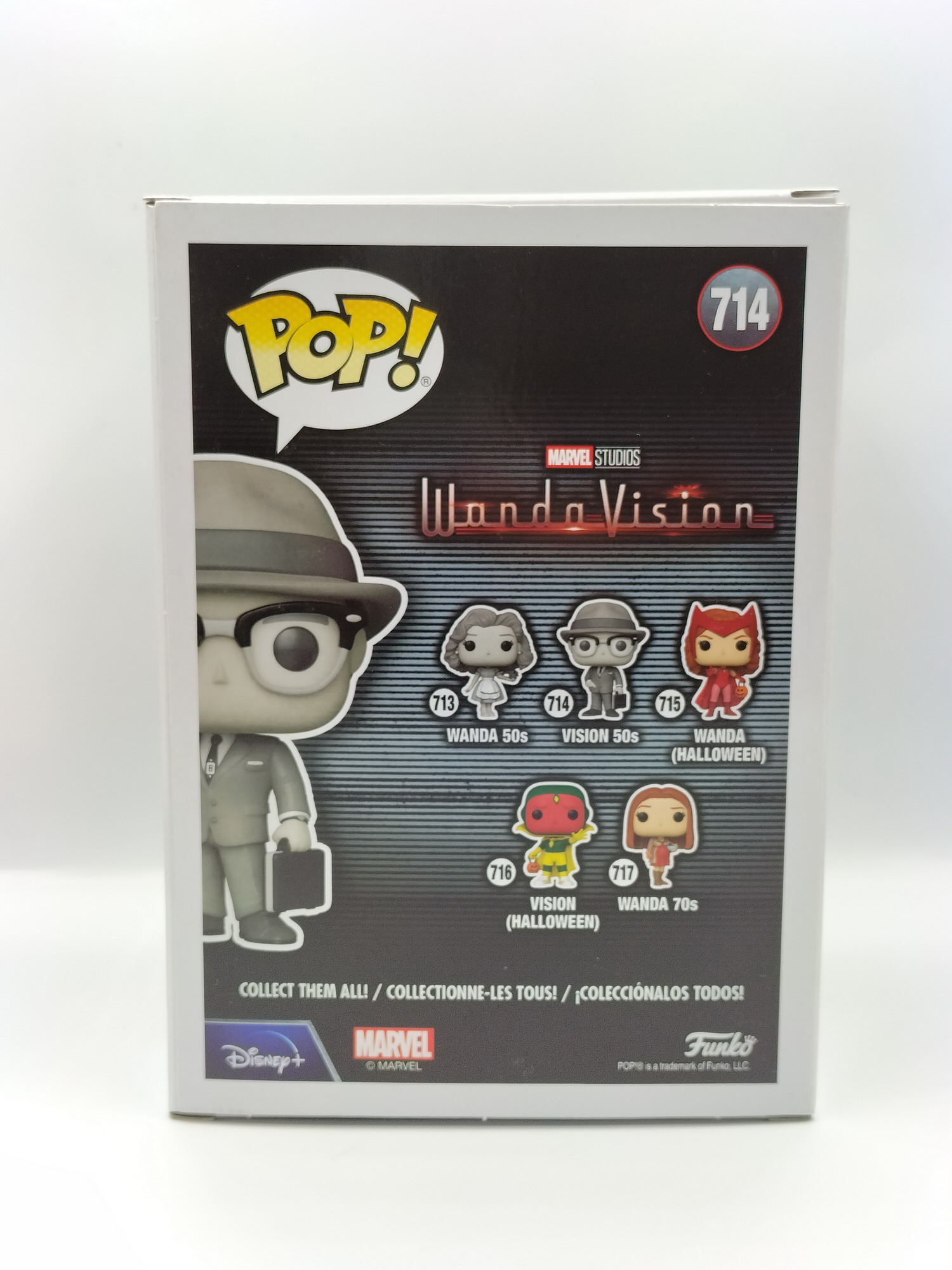 Funko Pop Marvel WandaVision - Vision 50s #714 - Funko Collection ...