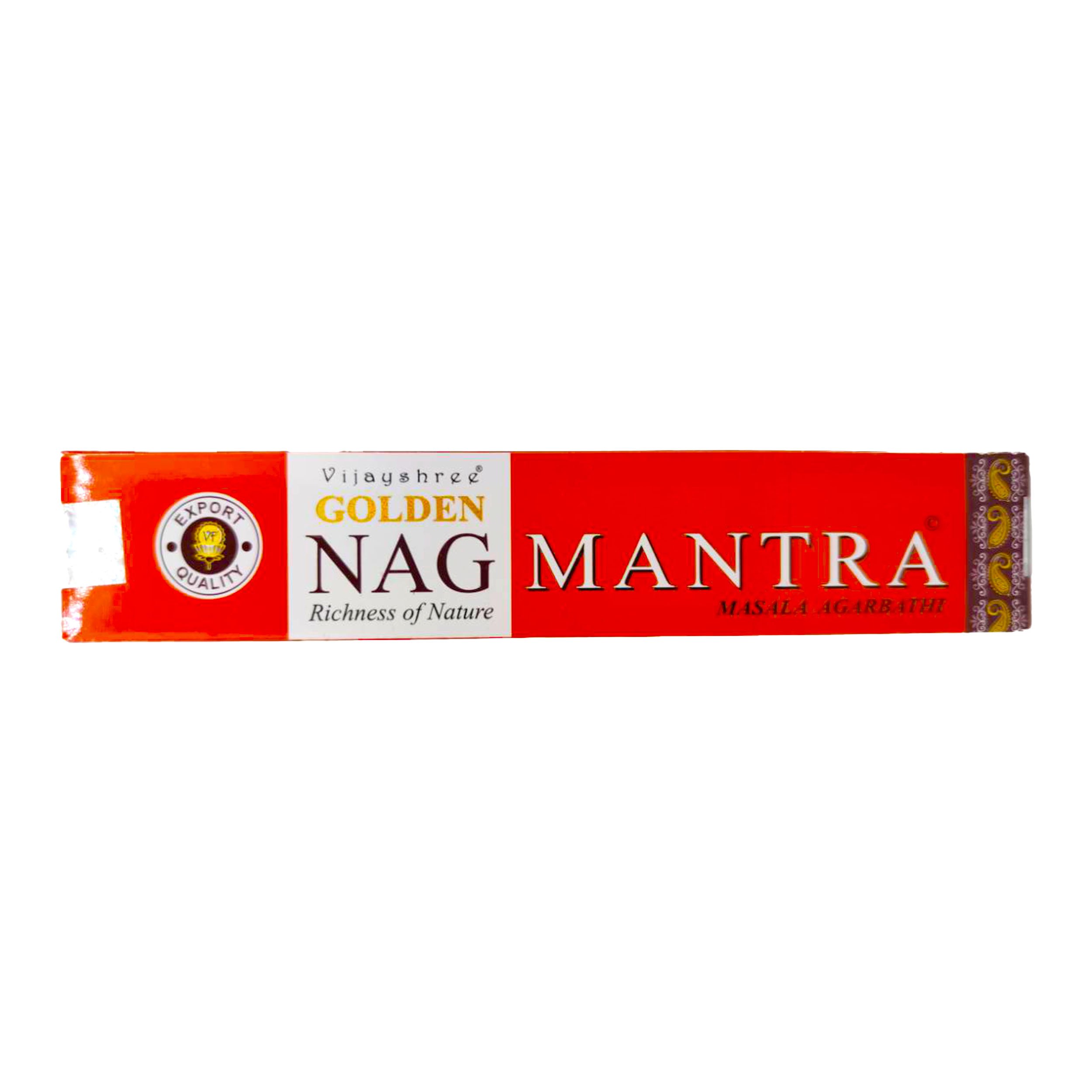 Natural Efe Indian incense sticks - GOLDEN NAG MANTRA ธูปหอม แมนตา 15g - Natural Efe Macrobiotic ...