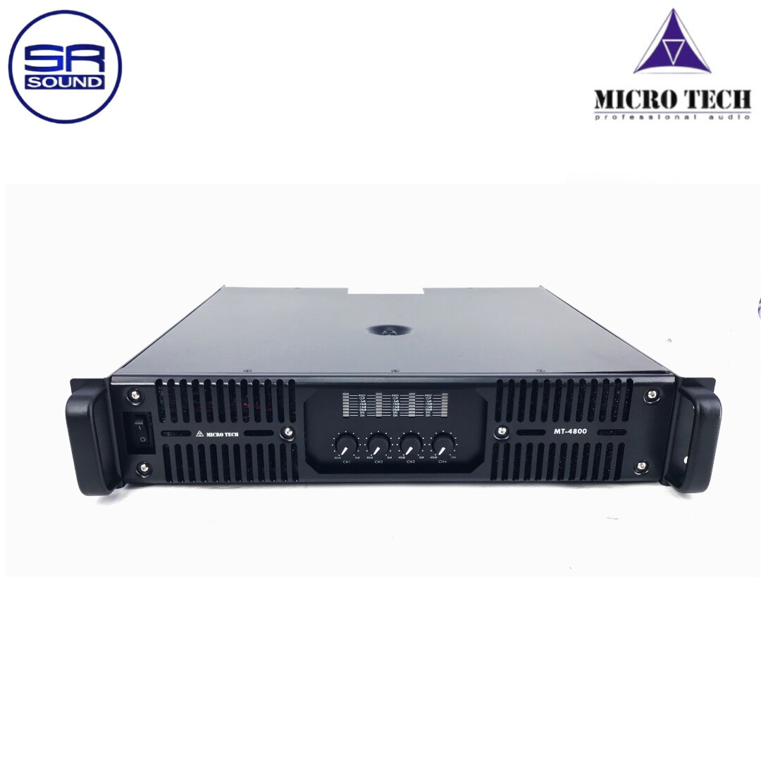 MICROTECH PRO2400L เพาเวอร์แอมป์แบบมีลายน์ 70-100 V USB/MP3/FM รองรับการเชื่อมต่อ Bluetooth ...