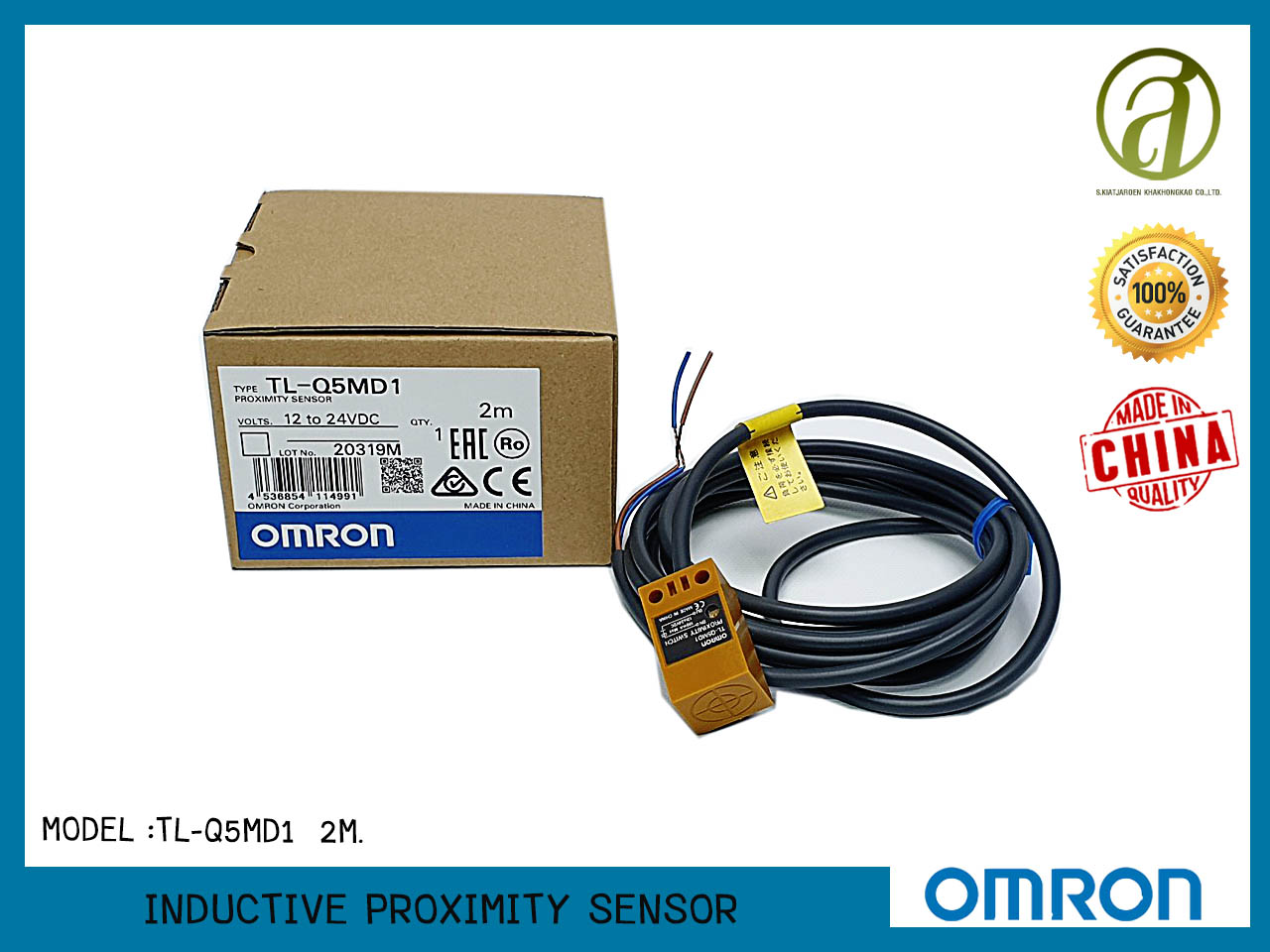 Omron Inductive Proximity Sensor รุ่น TL-Q5MD1 2m.อินดักทีฟพร็อกซิมิตีเซนเซอร์ - S.KIATJAROEN ...