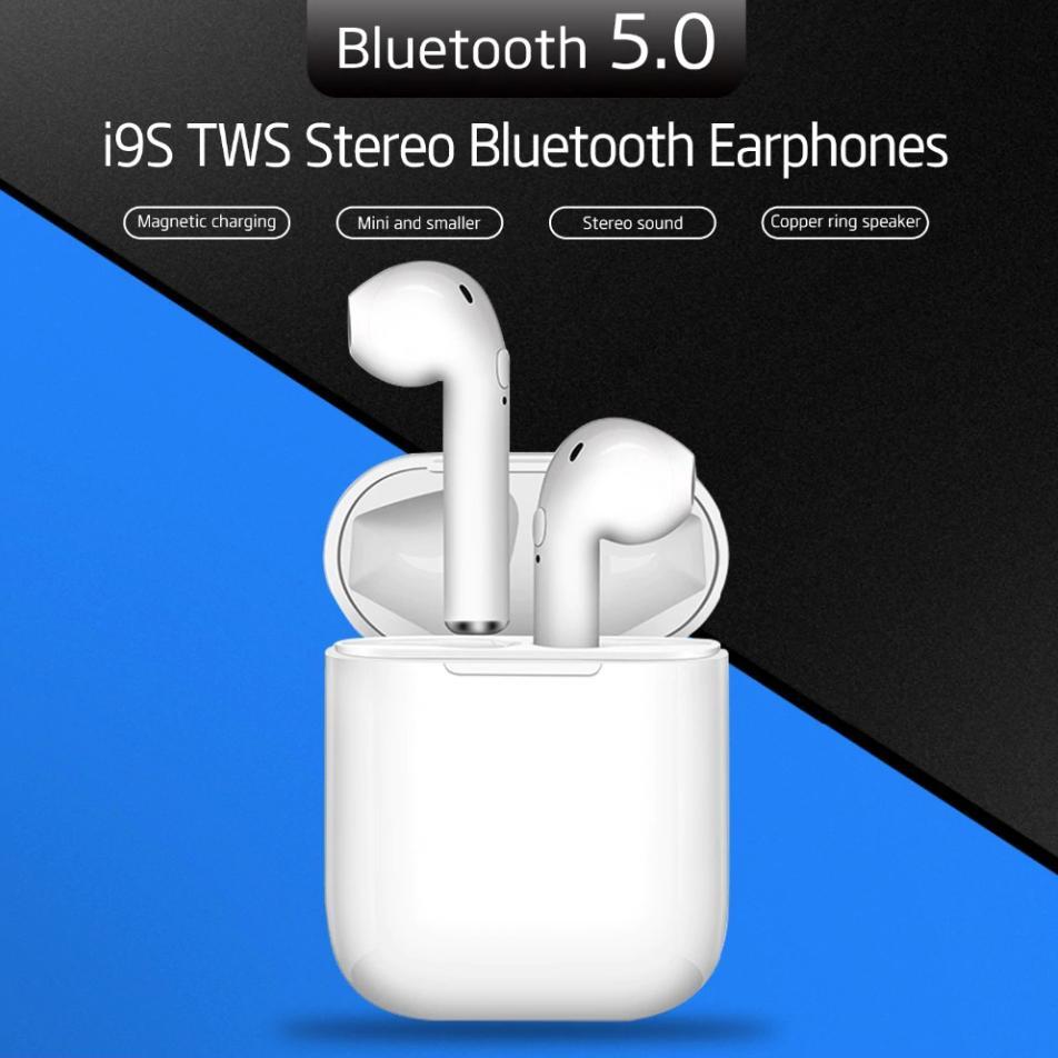 i9s TWS Wireless Earphone Earbuds 5.0 Bluetooth Headset Sport Headphone ...