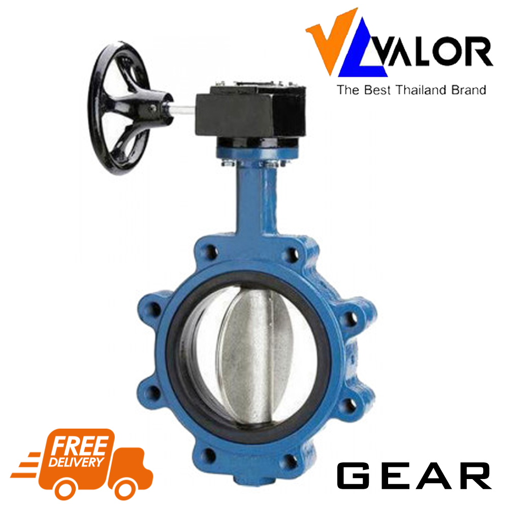VALOR Ductile Iron Butterfly Valve Lug Type SUS304 ,200 Psi. Model ...