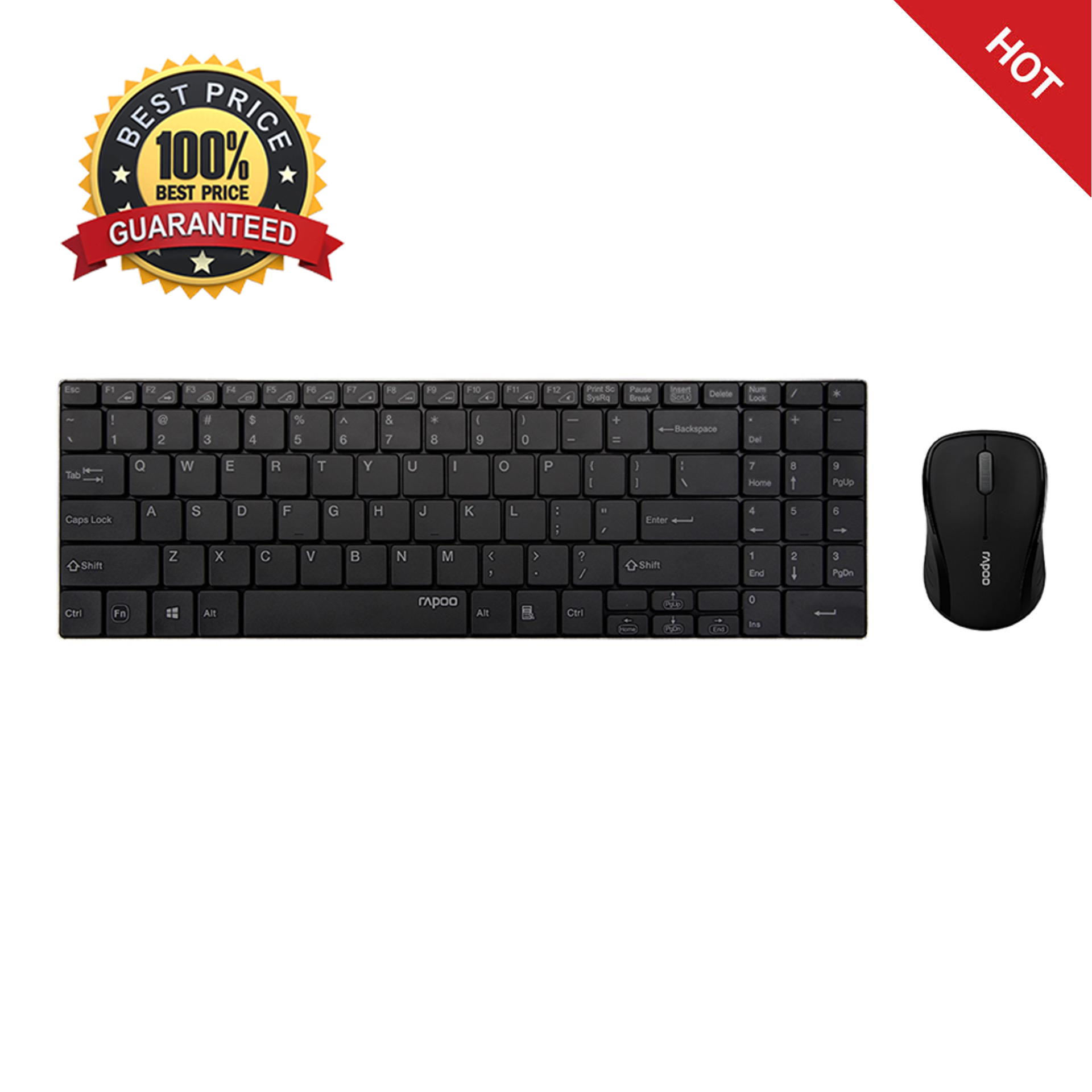 WIFI MOUSE -KEYBOARD ชุด keyboard คีย์บอร์ด + mouse เมาส์ไร้สาย ...