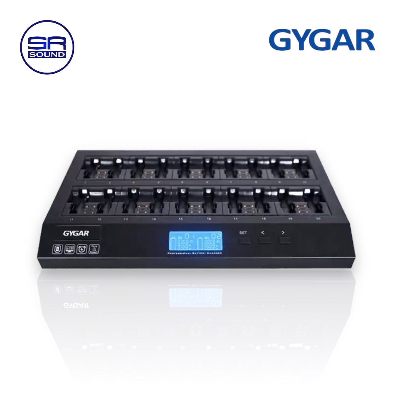 GYGAR GW-C520 เครื่องชาร์จถ่าน เหมาะสำหรับใช้กับชุดประชุม (สินค้าใหม่แกะกล่อง ประกันศูนย์ไทย ...