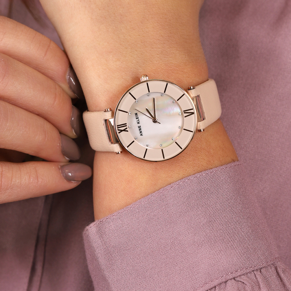 ANNE KLEIN AK3272RGLP นาฬิกาข้อมือผู้หญิง สีชมพู - Timedeco - ThaiPick