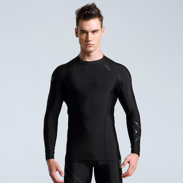 ZXU Men Long Sleeve Compression BlackBlack - JPG COMPRESS THAILAND ...