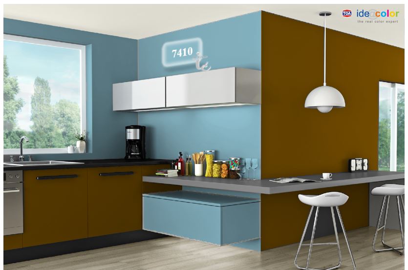 TOA 4 Seasons สีทาบ้าน สีอะคริลิค สีน้ำ สำหรับทาภายในและภายนอก ชนิดด้าน ...